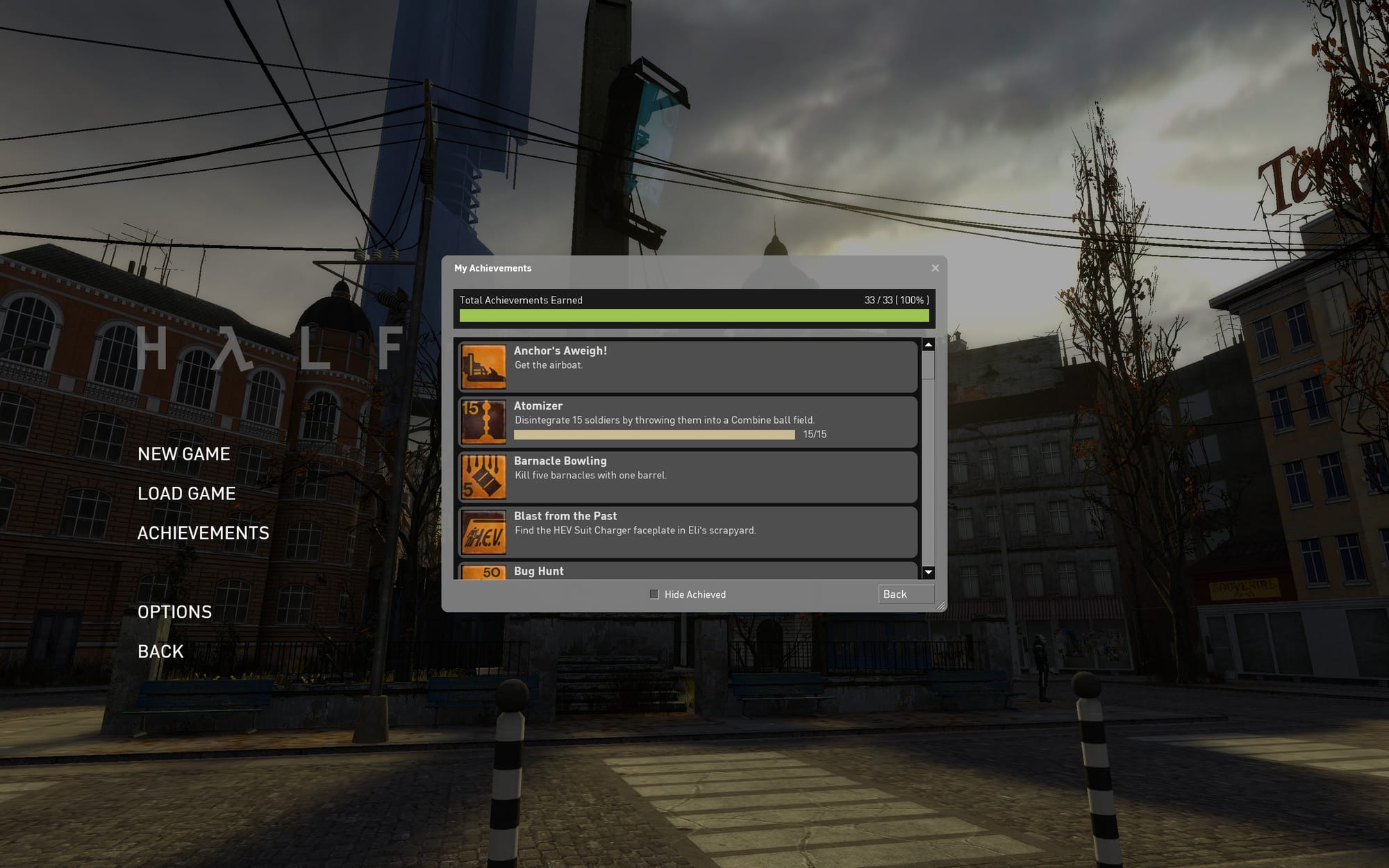 Lambda Locator (Getting All Achievements in HL2)